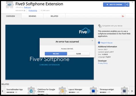 Plus Applications Error An Error Has Occurred Access Denied When