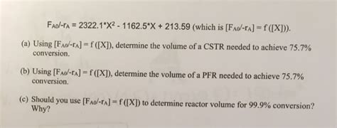 Solved Equation In The Form [fa Ra] F [x] May Be Derived