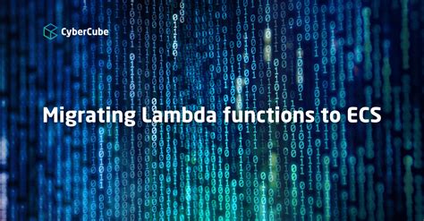 Migrating Lambda Functions To Ecs