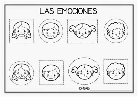 Emociones Actividades Sentimientos Emociones Preescolares