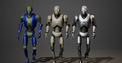 Robot Worker 3d 로봇 Unity Asset Store