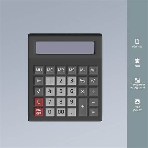 Calculatrice Interface Psd 6 000 Modèles Psd Gratuits De Haute