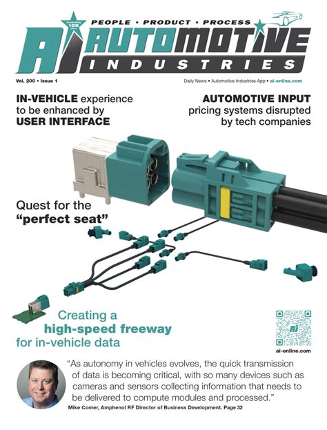 Amphenol RF High Speed RF Connectors Pave Way For More In Vehicle Transmission AI Online