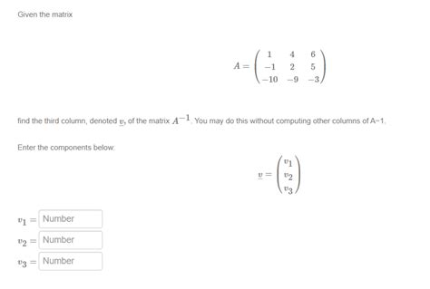 Solved Given The Matrixa [1 4 6] [ 1 2 5] [ 10 9 3] Find