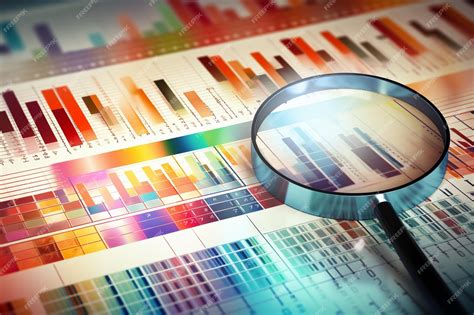 Premium Ai Image Business Intelligence Concepts Illustrated Through A Magnifying Glass
