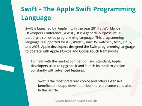 Ppt Pros And Cons Of Swift Programming Language Powerpoint Presentation Id9174447