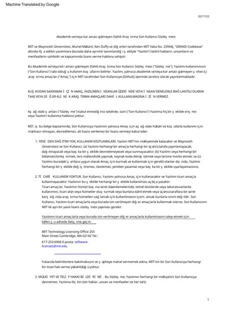 Grand Codebase Non Commercial Academic Research Use License 021722 Pdf