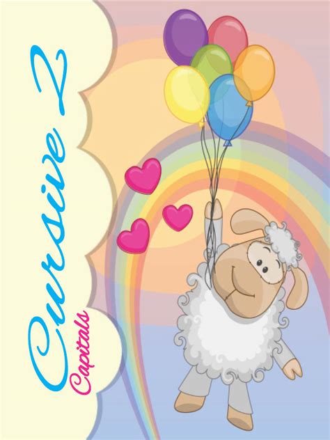 Cursive 2 Upper Case A4