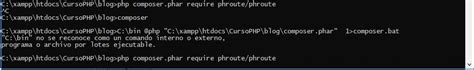 Problema Con Php Composer En Cmd De Windows Stack Overflow En Español