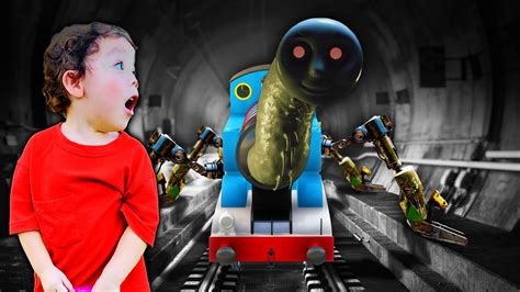 แย่แล้ว ผีรถไฟโทมัสเทรนไล่ล่า ไทดัส L ชิคกี้พาย Youtube