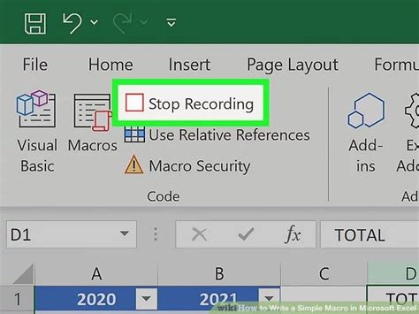 How To Write A Simple Macro In Microsoft Excel Microsoft Excel Excel
