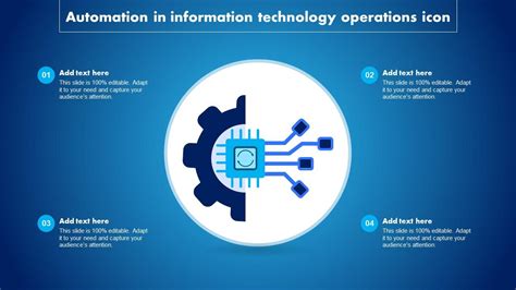 Automation In Information Technology Operations Icon Ppt Example