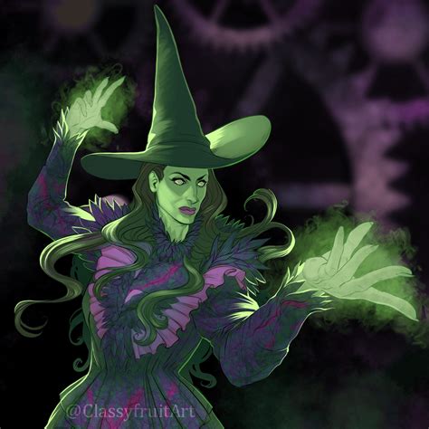 Elphaba Fanart Done By Me Rwicked