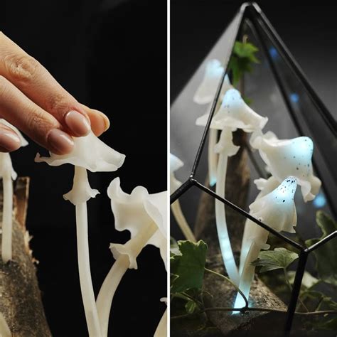 마법 같죠 빛나는 버섯으로 꾸민 멋진 핸드메이드 램프 Video In 2024 Mushroom Crafts Diy Creative Crafts Easy Diy Art