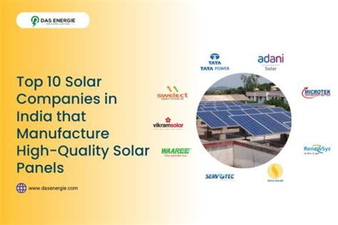List Of Top 10 Solar Panel Companies In India In 2024