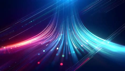 Technology Network Digital Data Flow Artificial Intelligence Data Analytics Processing Abstract