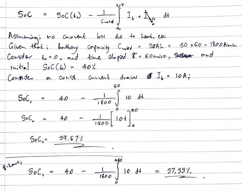Battery Soc Via Coulomb Counting Equation Rbatteries