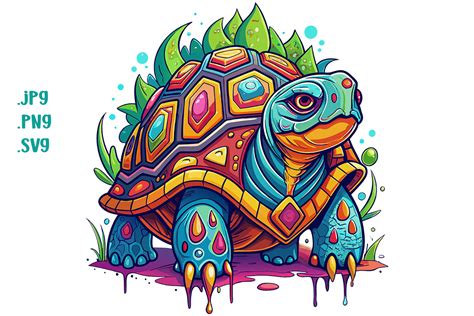 Turtle Graphic By Joanna Redesiuk · Creative Fabrica