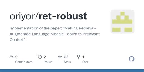 Ret Robust Nli README Md At Main Oriyor Ret Robust GitHub