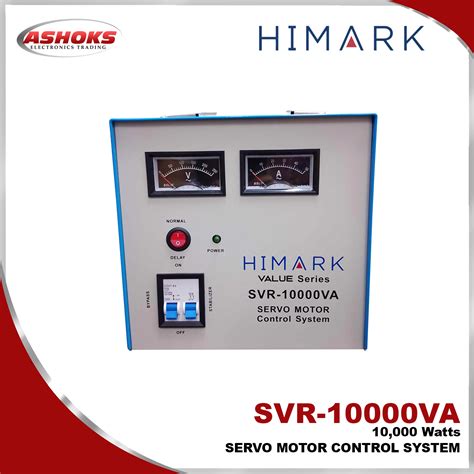 Himark Svr 10000va Avr 10000w Servo Motor Type Automatic Voltage Ashoks Electronics Trading