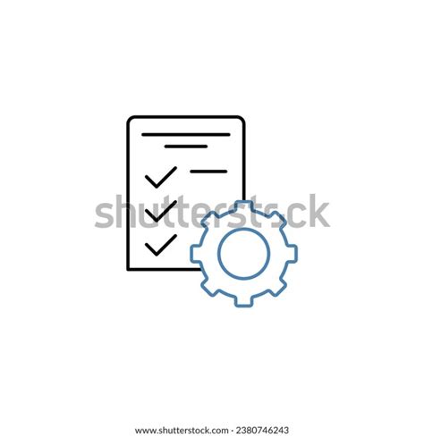 Project Management Concept Line Icon Simple Stock Vector Royalty Free 2380746243 Shutterstock