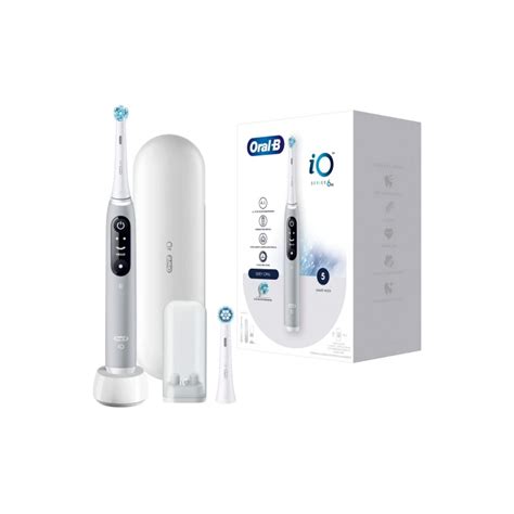 Oral B Io 6 Series Grey Opal Szczoteczka Magnetyczna Szara 2 Końcówki