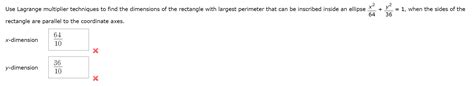 solved use lagrange multiplier techniques to find the