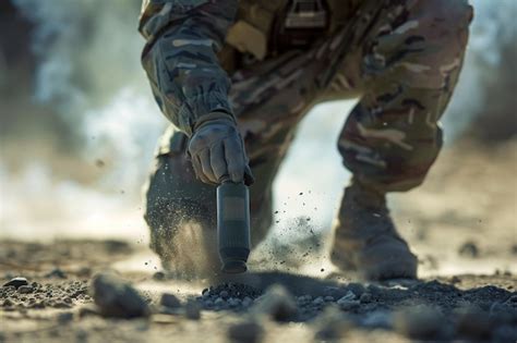 Training For Improvised Explosive Device Detection Generative Ai Premium AI Generated Image