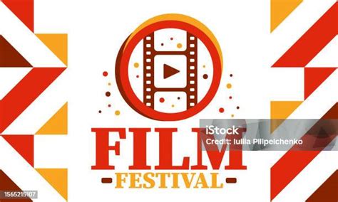 영화제 영화상 영화 촬영 이벤트 시네마 프리미어 그래픽 비디오 제작 스튜디오 영화 제작 예술 필름 스트립 로고 쇼 및 엔터테인먼트 벡터 그림입니다 포스터 디자인 Film