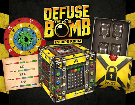 Defuse The Bomb Printable Escape Room Diy Spy Escape Room At Home Mysterylocks
