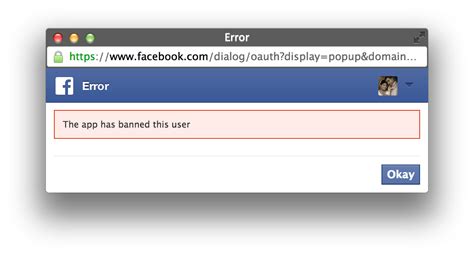 Facebook Api Banning Users From Your Application Web Niraj