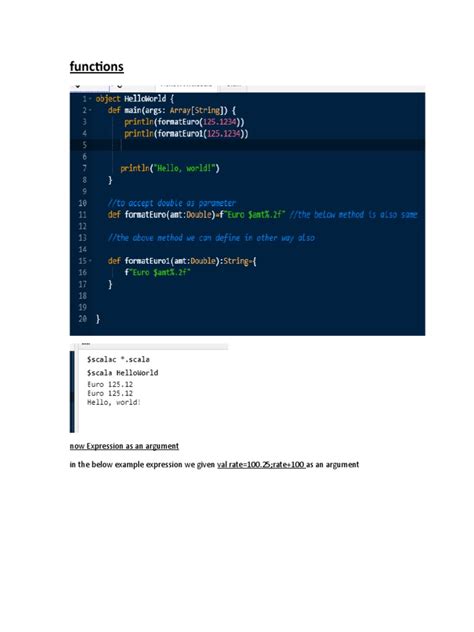 Functions In Scala Part1 Pdf