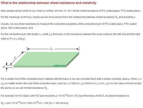 How Can I Convert Ohm To Ohmsq Cm Researchgate