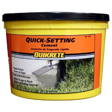Quikrete Fast Ready Mix Concrete For Instant Use Sculpting And Repairs