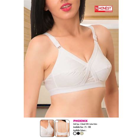 Nhonest Plain Ladies Daily Wear Cotton Bra Brassiers Innerwear Size