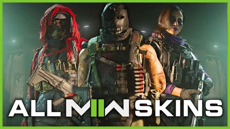 All Mw2 Operator Skins For Season 1 Modern Warfare 2 Operator Skins Season One Youtube