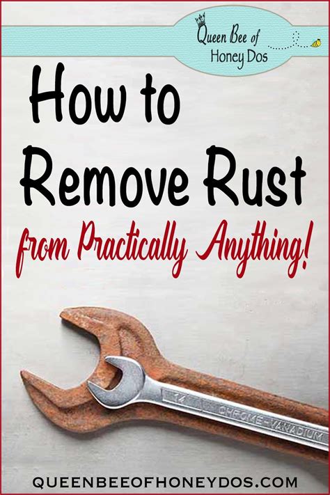 How To Remove Rust From Practically Anything Artofit