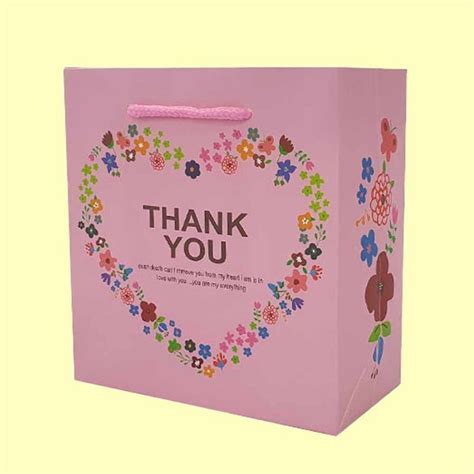 Abm 플라워 땡큐 쇼핑백 핑크 소 10개 14 7 15cm 홈플러스 택배배송