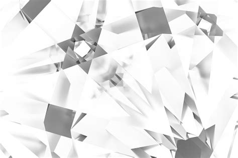 회색 또는 흑백 Bw 그래픽 디자인 또는 배경 화면에 대 한 Cgi 임의의 기하학적 배경의 삽화 3d 렌더링 0명에 대한 스톡 사진 및 기타 이미지 Istock