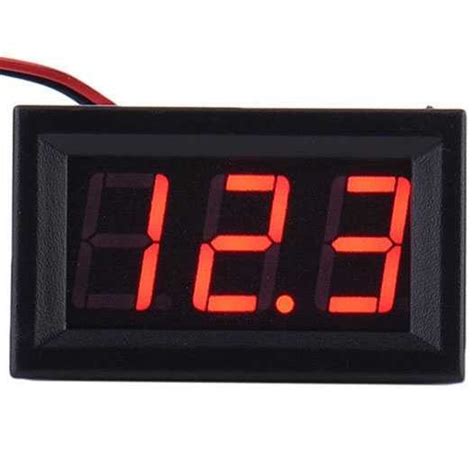 Jual Volt Meter Digital 5V 30V DC Alat Pengukur Tegangan Listrik Voltmeter Shopee Indonesia