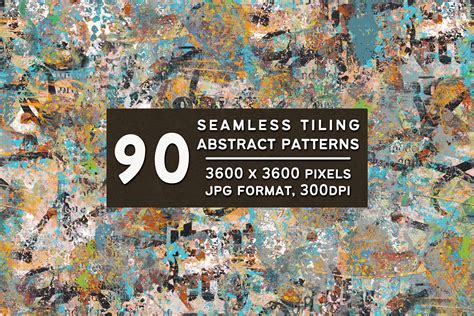 Seamless Tiling Abstract Art Patterns Graphic By Hg Designs · Creative Fabrica