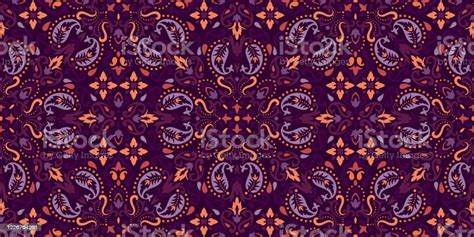 양탄자 카펫 타피 목도리 수건 직물 요가 매트에 대한 직사각형 원활한 반다나 인쇄 벡터 디자인 목 스카프 또는 손수 무늬 디자인 페이즐리가 있는 전통적인 장식 적인 민족