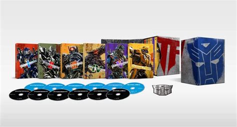 Transformers Limited Edition Steelbook 6 Movie Collection Blu Ray