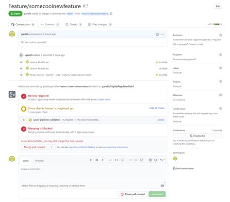 Running Validation Builds For A Github Pull Request Using Azure