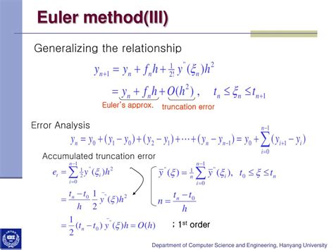 Ppt Numerical Analysis Differential Equation Powerpoint Presentation Id4157218