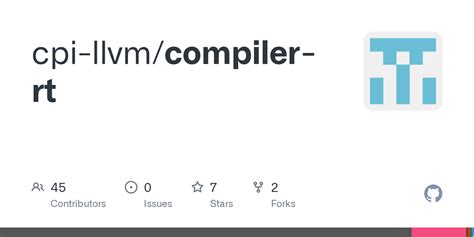 GitHub Cpi Llvm Compiler Rt