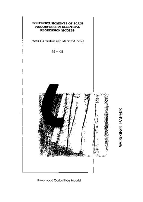 Pdf Posterior Moments Of Scale Parameters In Elliptical Sampling Models