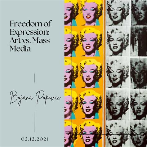 Freedom Of Expression Art Vs Mass Media Level