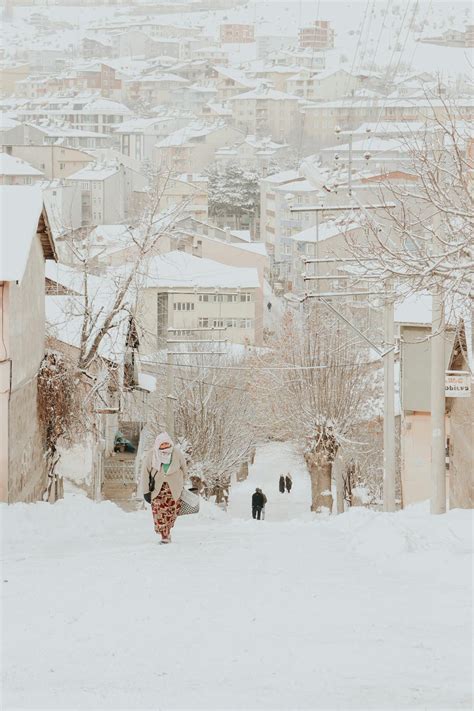 거리 거리 풍경 건물 걷고 있는 겨울 겨울 날씨 겨울 여행 겨울 장면 겨울 패션 겨울 풍경 겨울날 겨울철의 계절 고요한 교외의 그림 같은 냉담한
