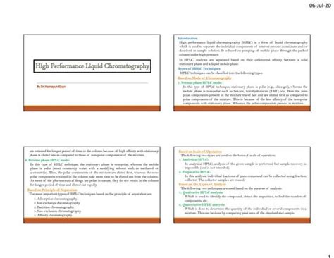Hplc Sample Preparation And Instrumentatio Pptx